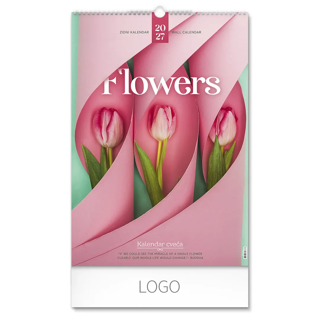 FLOWERS
            Zidni kalendar: 7 listova, dvomesečni