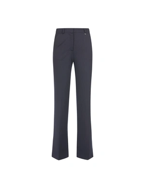 ELEGANTNE ŽENSKE TEGET PANTALONE RAVNOG KROJA SA ISPEGLANIM PREVOJIMA