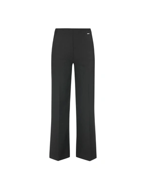 ŽENSKE CRNE PANTALONE RAVNIH NOGAVICA