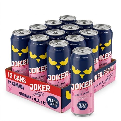 Guarana Joker Peach 500ml , 12 kom