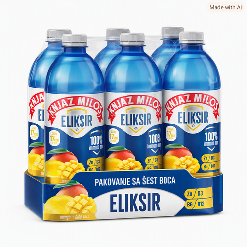 Eliksir Mango Knjaz Milos 0,7l 6 kom XXL