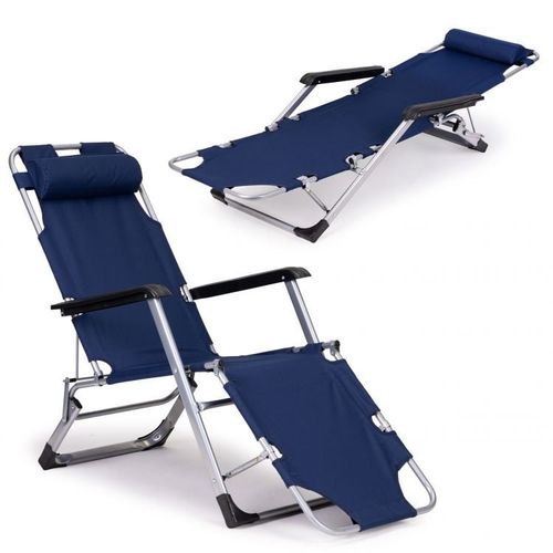 Modern Home baštenska ležaljka 2u1 dark blue ZRL010F BLUE