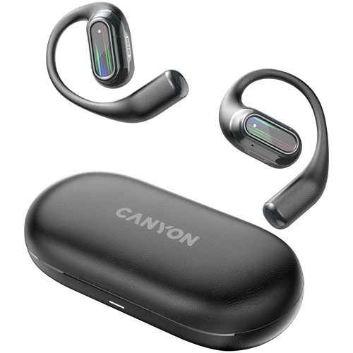 CANYON OnFlow 12 OWS bežične slušalice, Bluetooth 5.4, ENC, 8 h, crne