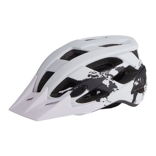 PNY kaciga za bicikliste PNY24 mat - belo crna, veličina M