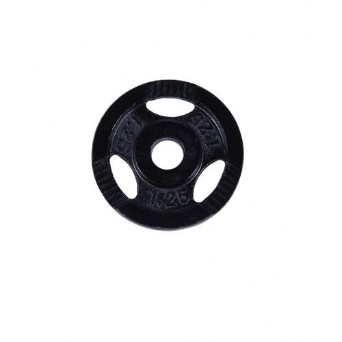 Gorilla Sports liveni teg sa rukohvatima 1,25 kg, 30/31 mm, crni