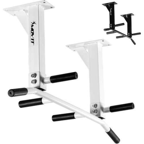 MOVIT plafonska šipka za zgibove Multi-Grip, bela, nosivost 350 kg