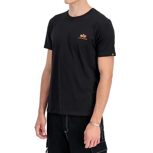 Alpha Industries majica Basic sa malim logom za muškarce, crna