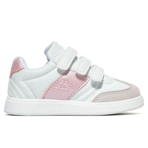 Kappa patike Logo Mattea Pearl V Inf za devojčice, bele sa roze