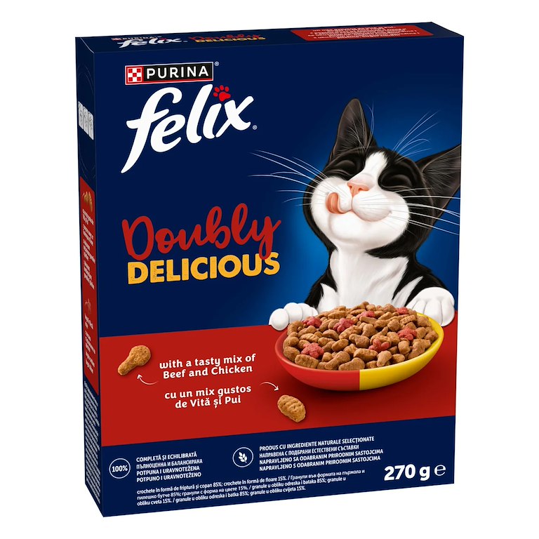 FELIX Briketi za mačke Adult Meso