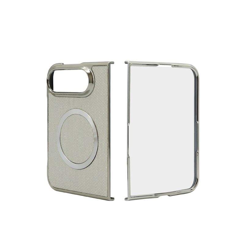Futrola SHINING MagSafe za iPhone DUO srebrna