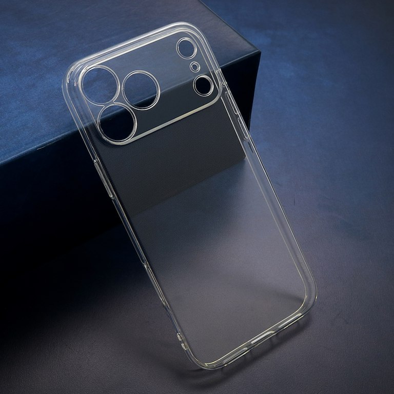 Futrola silikon CLEAR za iPhone 17 Pro Max (6.9)/iPhone 18 Pro Max (6.9) providna (small camera)