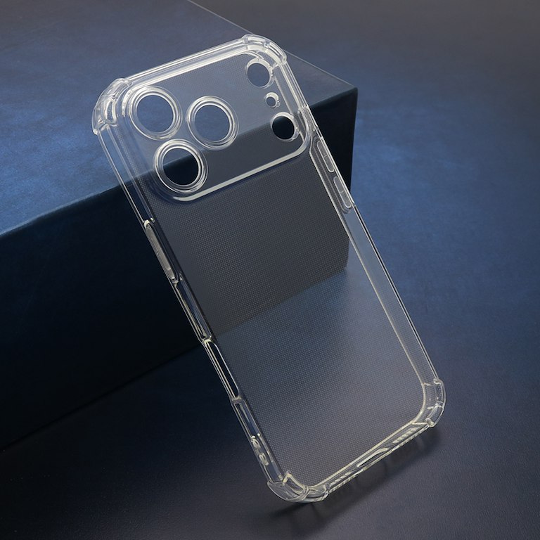 Futrola silikon CRASHPROOF za iPhone 17 Pro (6.3)/iPhone 18 Pro (6.3) providna (small camera)