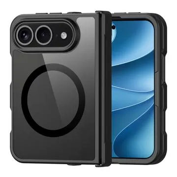 IPHONE DUO DUX DUCIS AIMO HYBRID CASE - COMPATIBLE WITH MAGSAFE - BLACK