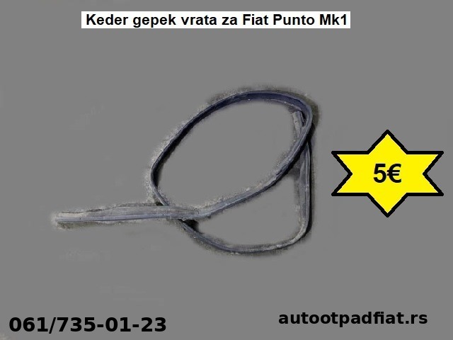 KEDER GEPEK VRATA ZA FIAT PUNTO MK1