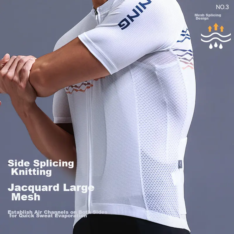 Li-Ning Muška biciklistička majica, Bela