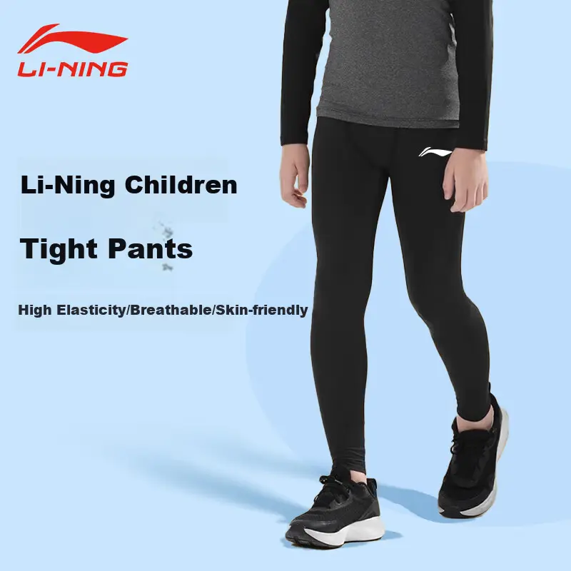 Li-Ning Dečje kompresione helanke, Crne