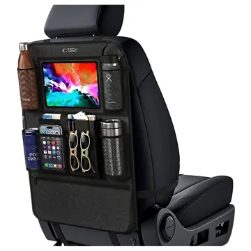 TECH-PROTECT UCA200 BACKSEAT CAR ORGANIZER WITH MULTIPLE COMPARTMENTS - BLACK