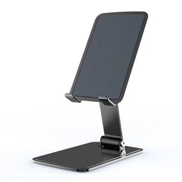 CCT15 PORTABLE FOLDING PHONE HOLDER ADJUSTABLE ANTI-SLIP TABLETS METAL STAND FOR 4-13 INCH DEVICE - TARNISH