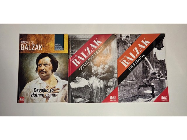 Komplet Onore de Balzak - 3 knjige (Blic biblioteka)