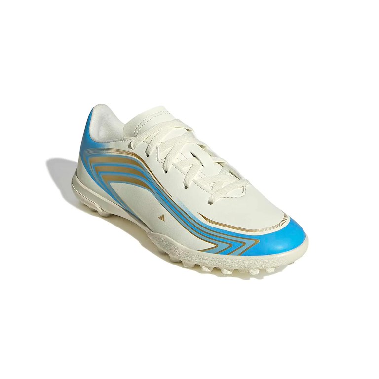 Adidas Patike za fudbal za dečake F50 Messi Club Tf J, KK1380, Belo-plave