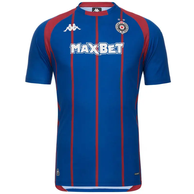 Kappa Dres za dečake Kombat 2027 Away Partizan, Plavo-crveni