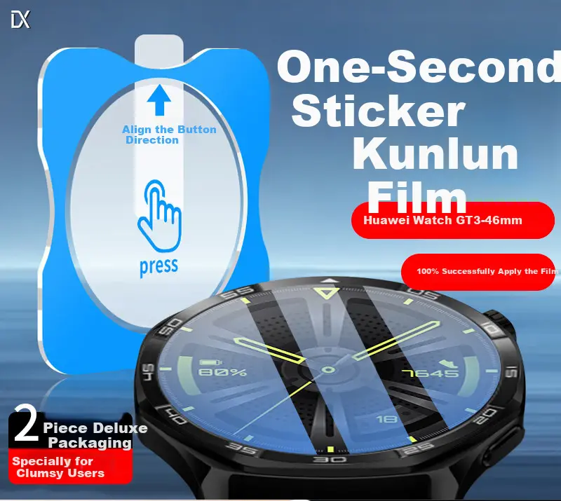 Smorss Zaštita stakla za pametni sat za Huawei Watch GT3, 2 komada
