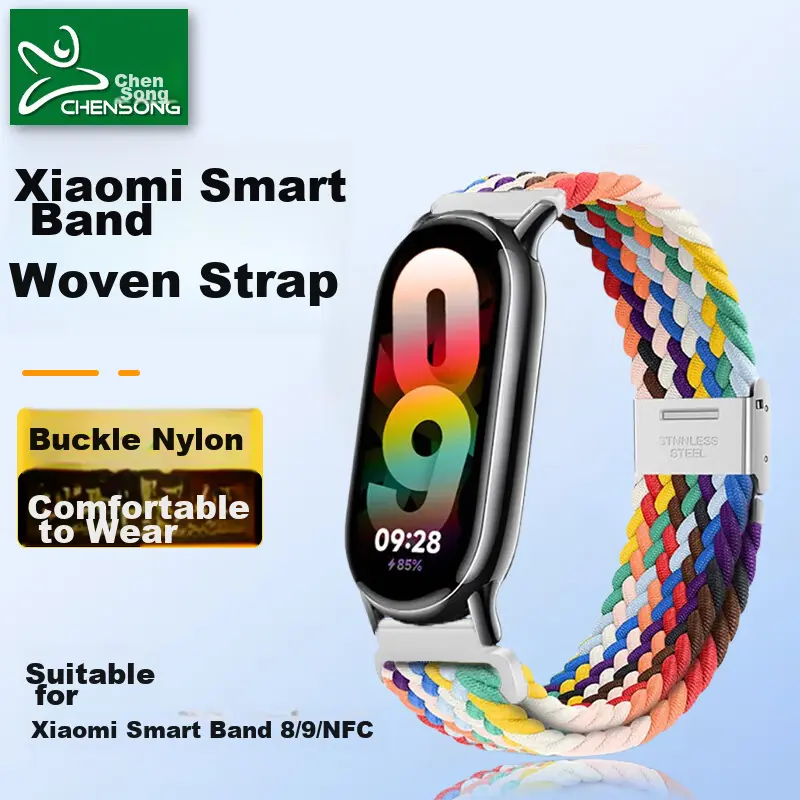 Chensong Zamenska narukvica za pametni sat za Xiaomi Smart Band 8, Šarena