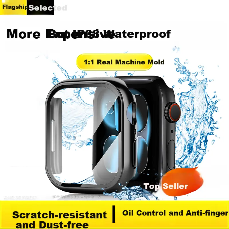 Witgoer Zaštita stakla za pametne satove + Zaštitna kućišta za pametne satove za Apple Watch S11/S10