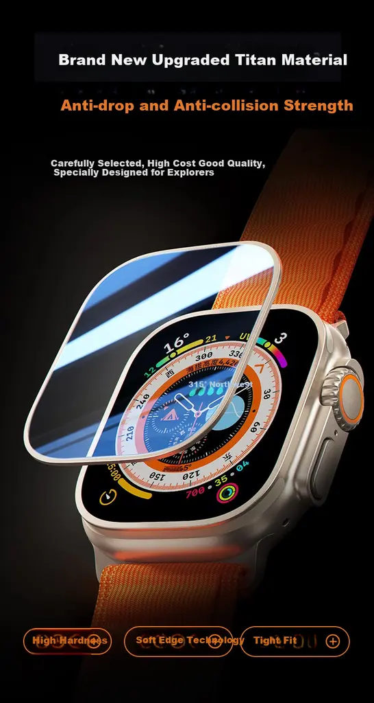 Torras Zaštita stakla za pametne satove za Apple Watch