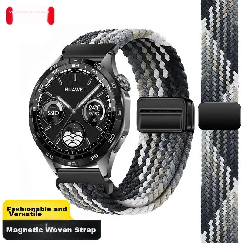 Weiqiantu Zamenska narukvica za pametni sat za Huawei Watch, Crna