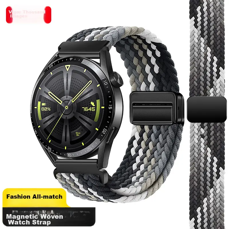 Weiqiantu Zamenska narukvica za pametni sat za Huawei Watch, Crna
