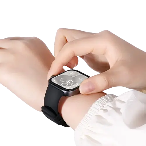 Weiqiantu Zamenska narukvica za pametni sat za Huawei Watch FIT 3, Crna