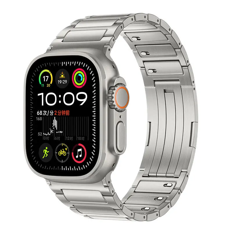BHO Zamenska narukvica za pametni sat za Apple Watch Titanium, Srebrna
