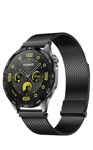 W&P Zamenska narukvica za pametni sat za Huawei Watch GT 5, Crna