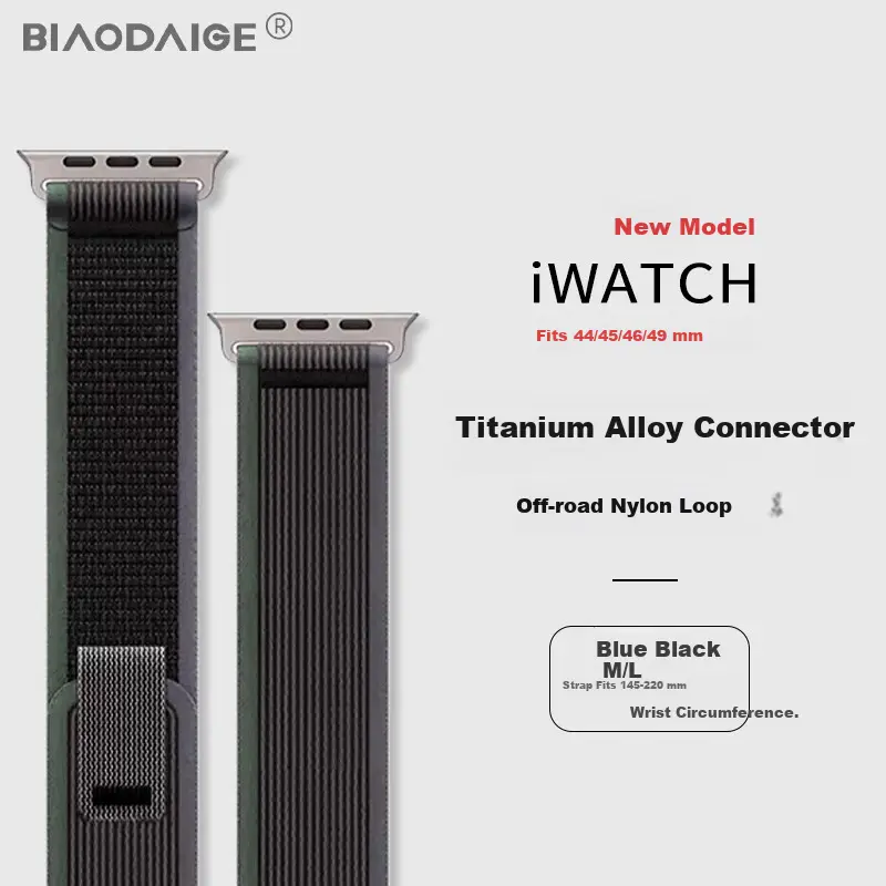 Biaodaige Zamenska narukvica za pametne satove za Apple Watch, Plava