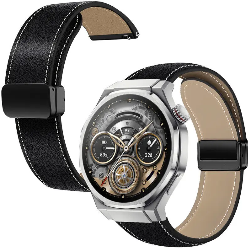 Freeson Zamenska narukvica za pametni sat za Honor Watch 5 Ultra, Crna