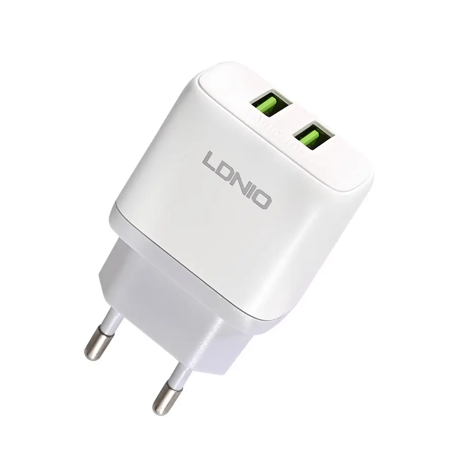 Ldnio Punjač A2221 2xUSB, 12W, Beli
