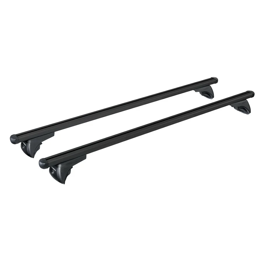 Krovni nosači Hyundai Santa Fe (2016-2018) alu šipke – Helio Black In-Rail L – Nordrive N15061