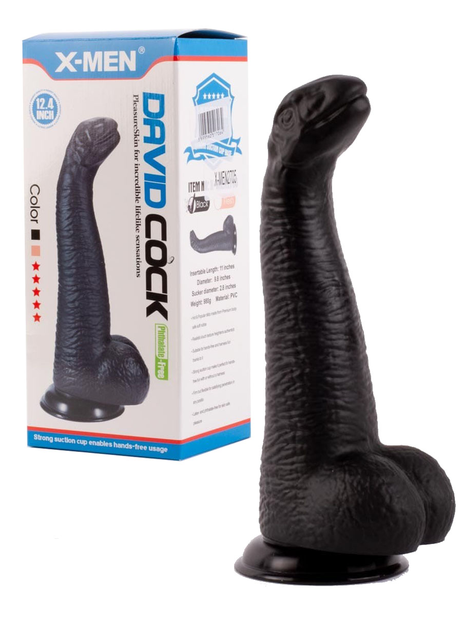 David’s 12.4″ Cock Black I
