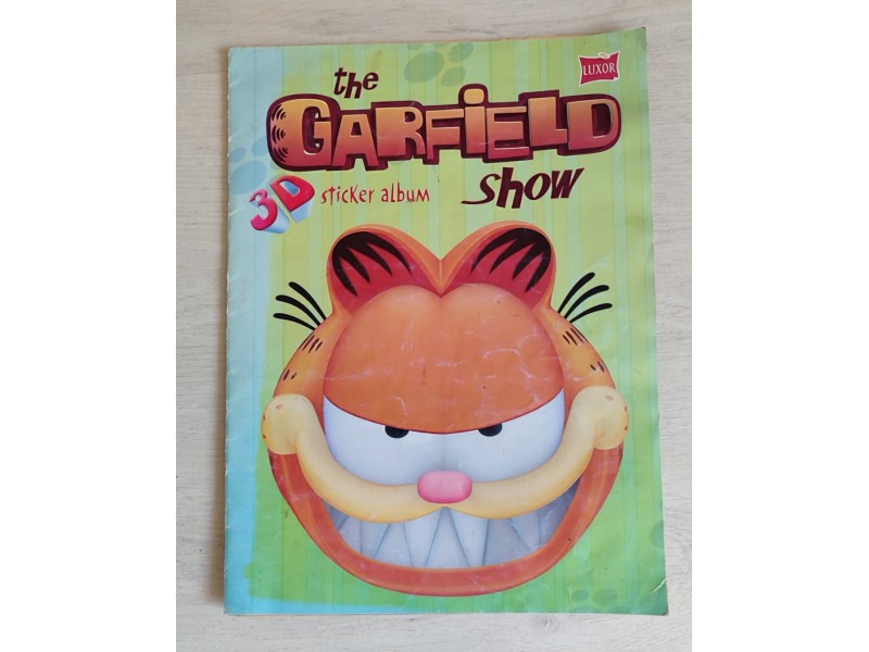 Garfild 3 D sticker album - Luxor