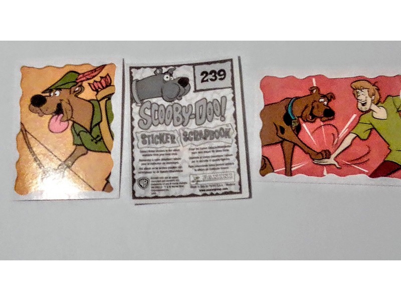 SCOOBY DOO PANINI Sličice na komad MINT