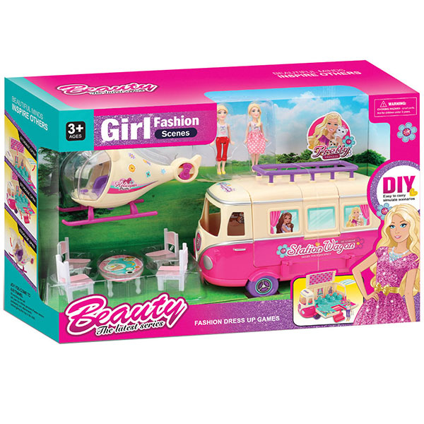 Beauty minibus piknik set sa lutkama 1040600