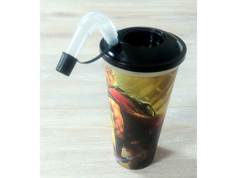 THOR: Čaša sa slamčicom 0.5L