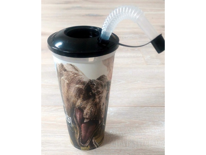 Jurassic World: Čaša sa slamčicom 0.5L