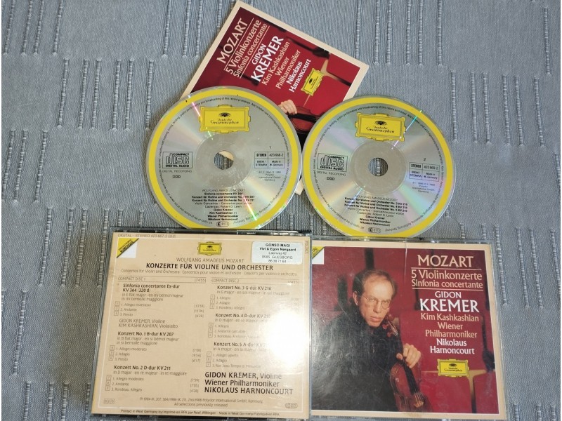 Gidon Kremer - Mozart 2Cd