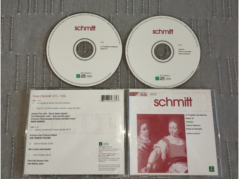 Florent Schmitt - Salomé~Psalm 47~Janiana 2CD