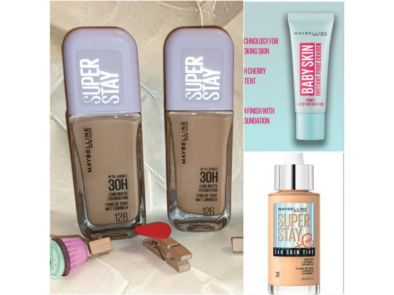 Maybelline Super stay puder + Prajmer Baybe ili Bronzer