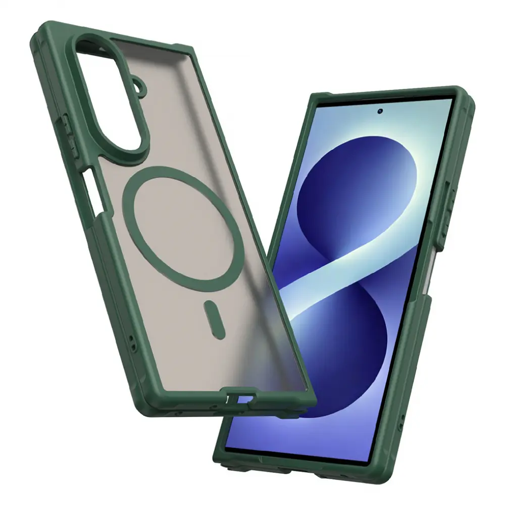 Maska Magsafe Fold za Samsung F976B Galaxy Z Fold 8 Ultra tamno zelena