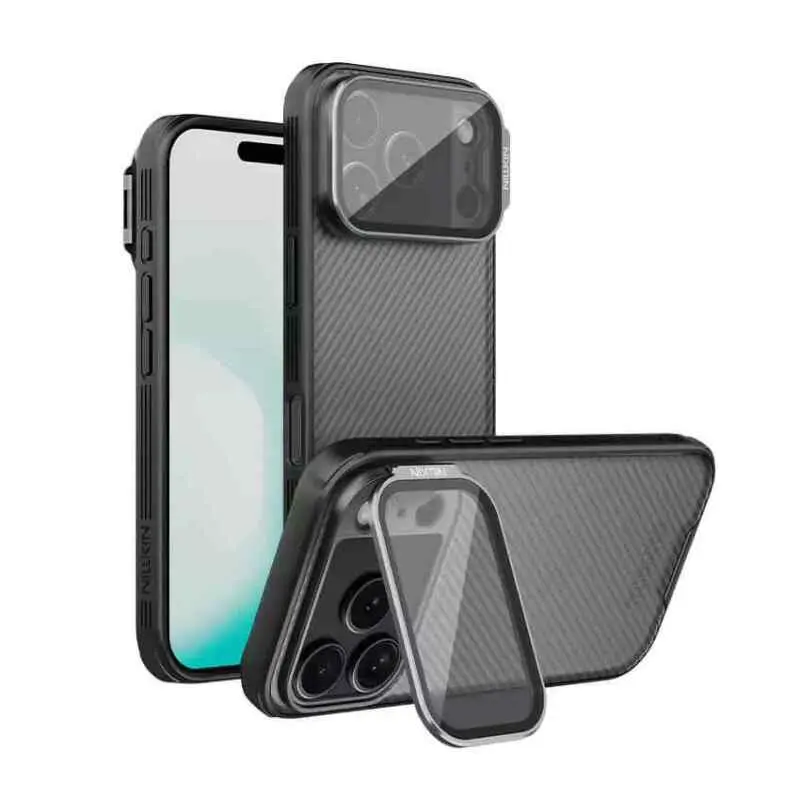 Maska Nillkin CamShield Prop za iPhone 17 Pro/18 Pro 6.3 crna providna kamera