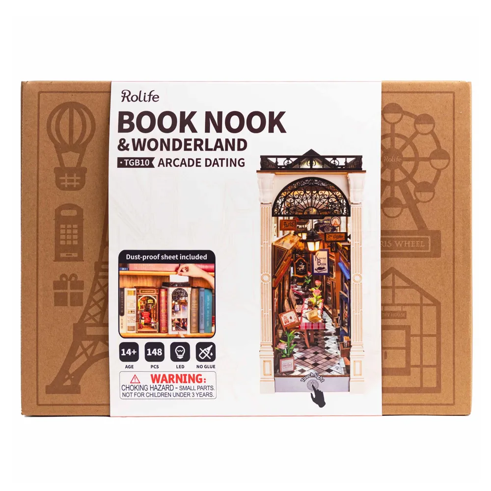 Rolife Arcade Dating Book Nook Shelf Insert